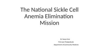 The National Sickle Cell Anemia Elimination.pptx