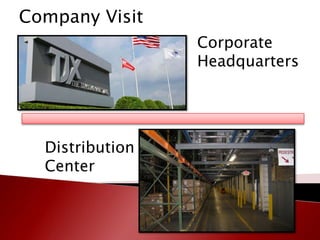 Organizing for Effective Management: TJX | PPTX