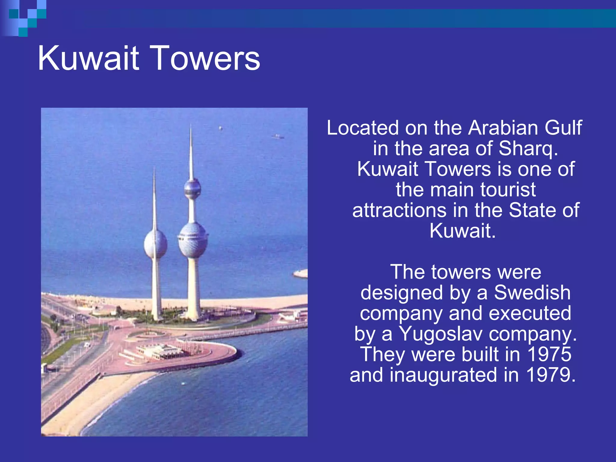 Edited Tourism In Kuwait | PPT | Asia Travel | Travel Locations