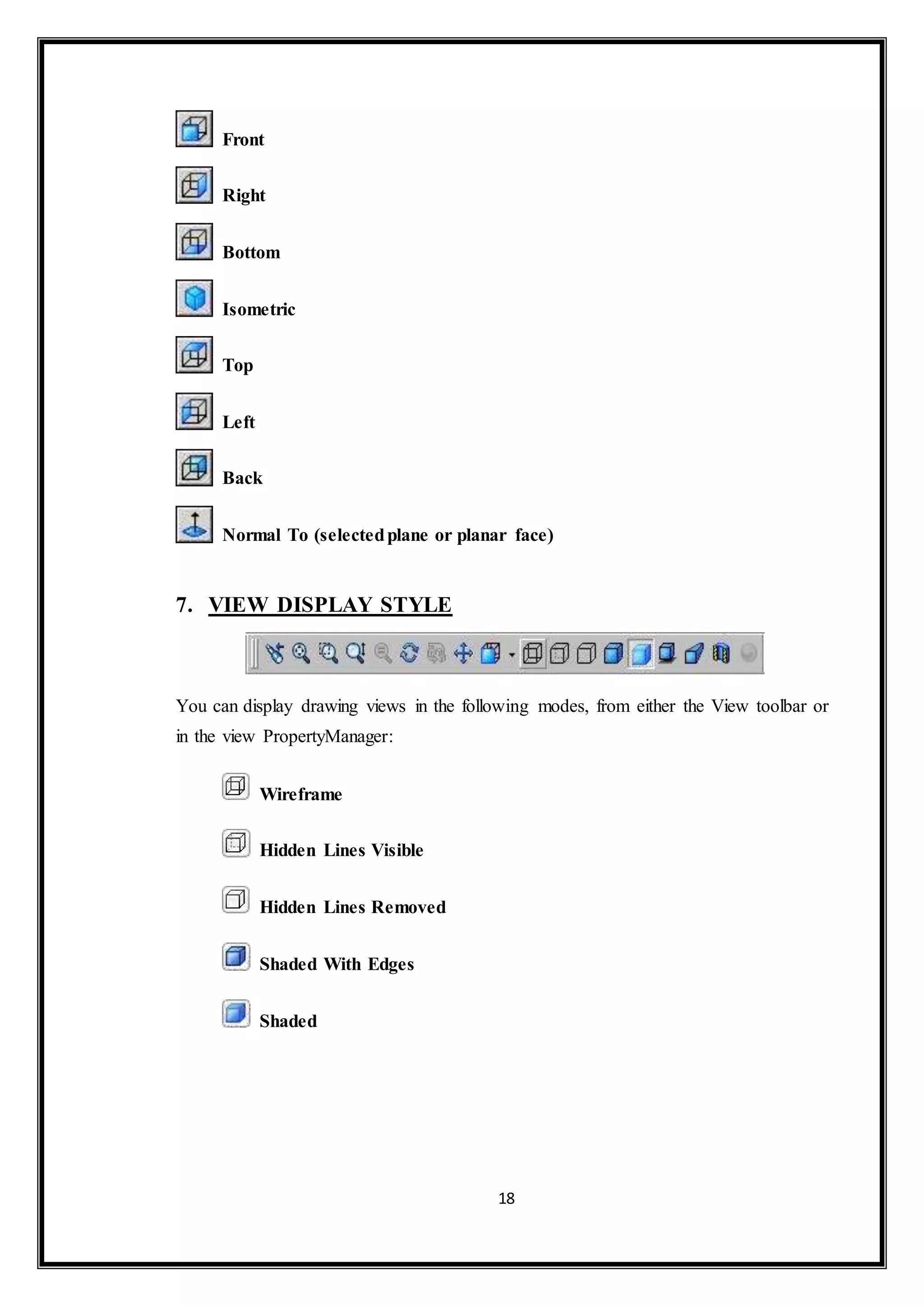 training report_of_solid_works_and_autocad(Major Training) | DOCX