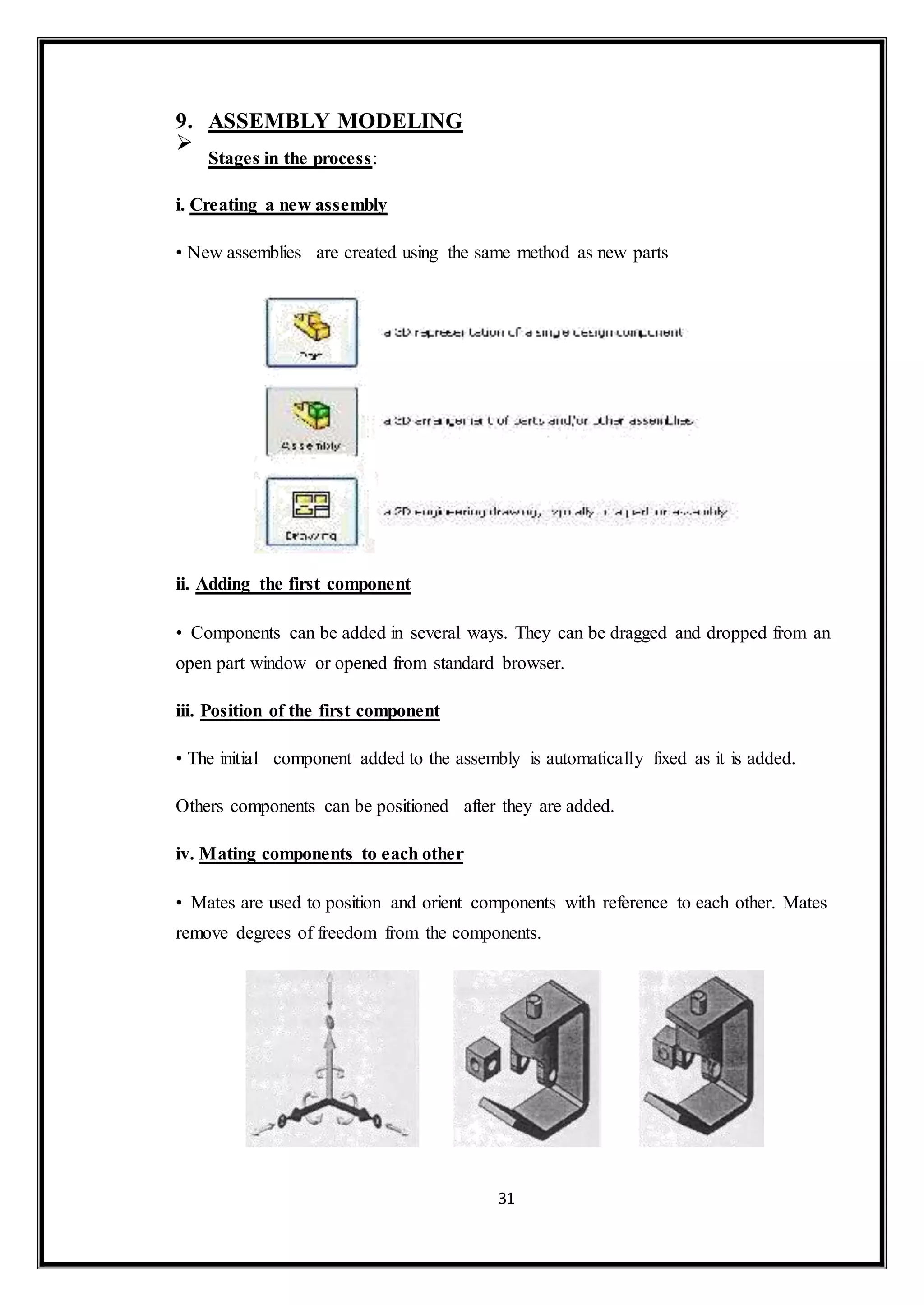 training report_of_solid_works_and_autocad(Major Training) | DOCX