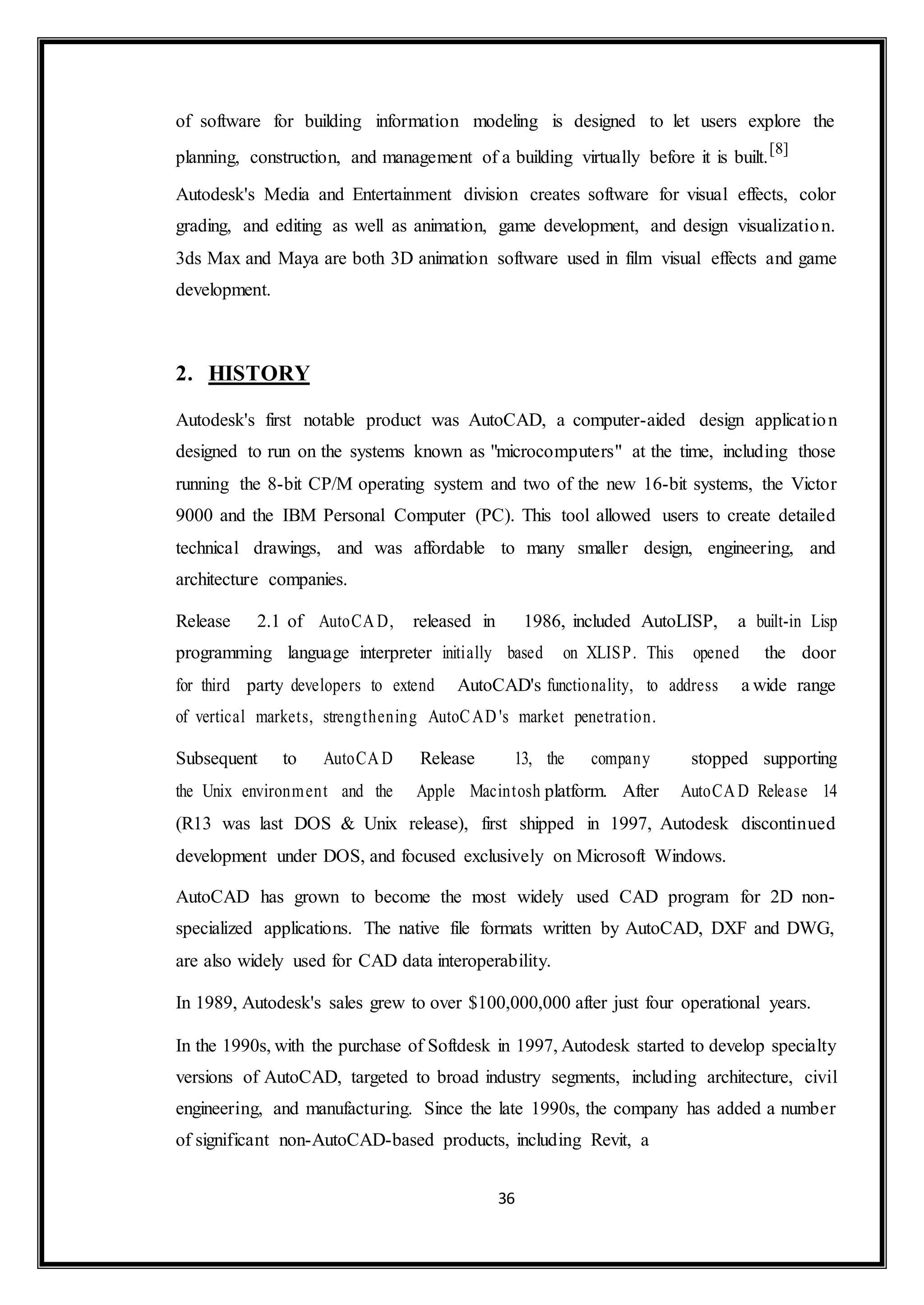 training report_of_solid_works_and_autocad(Major Training) | DOCX