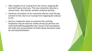 Mine air sampling | PPTX