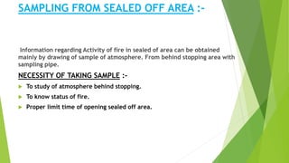 Mine air sampling | PPTX