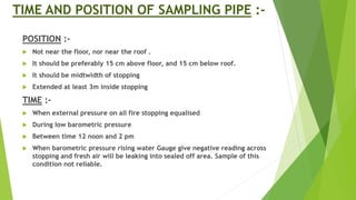 Mine air sampling | PPTX