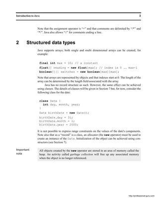 Introduction to JAVA | PDF | Programming Languages | Computing