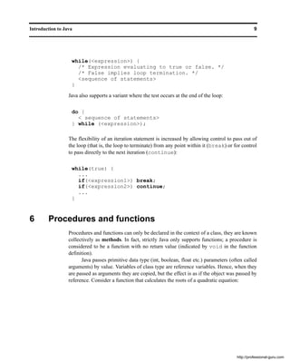 Introduction to JAVA | PDF | Programming Languages | Computing
