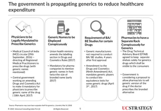 Competing with Generics | Life Sciences Practice | UC STRATEGY | PDF