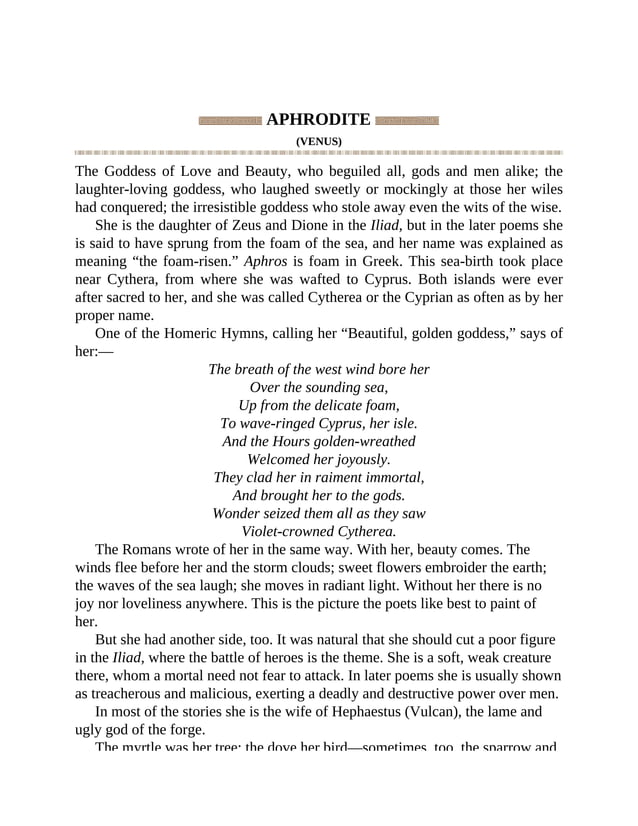 EDITH-HAMILTON-MYTHOLOGY.pdfdifferent myth | PDF