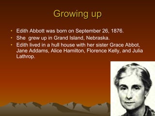 Edith Abbott | PPT