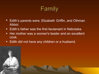 Edith Abbott | PPT