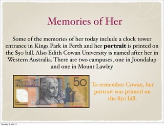 Edith Cowan | PPT