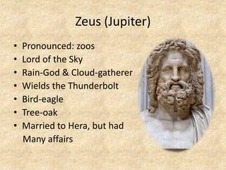 Edith Hamilton’s Mythology Part 1: The Gods | PPTX