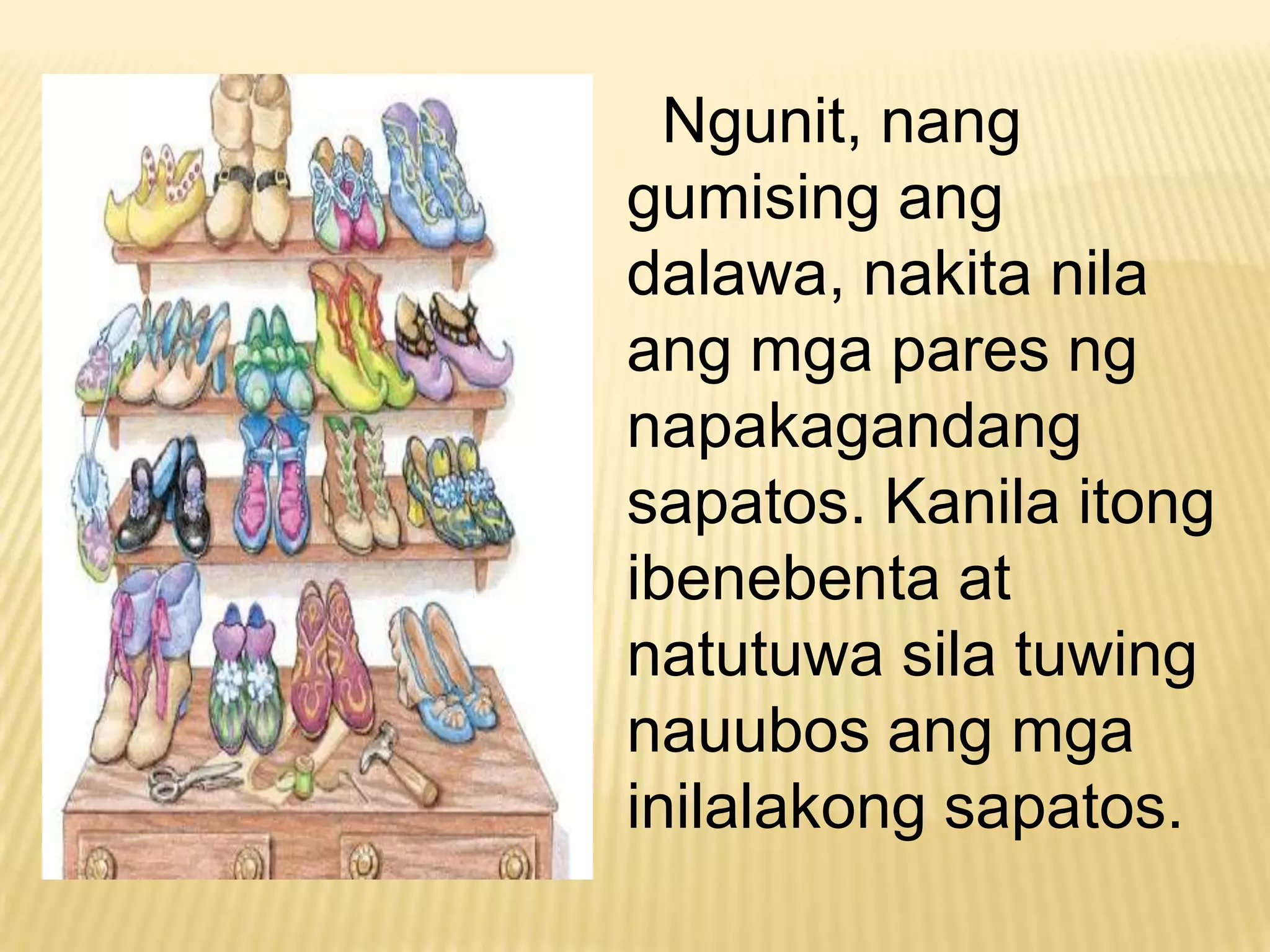 Edith honradez ang sapatero at ang mga duwende.1 | PPTX