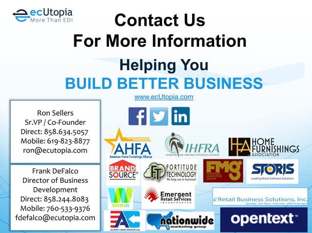 ecUtopia speeds up global supply chain management | PPT