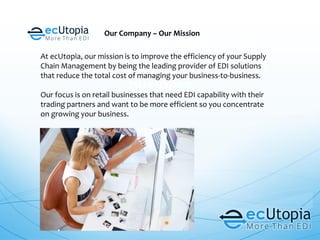 ecUtopia speeds up global supply chain management | PPT