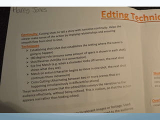 Editing Techniques Notes | PPT