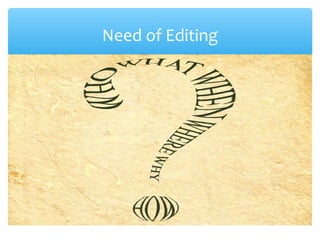 Editing in Research Methodology | PPT