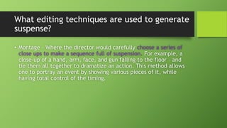 Editing for film | PPTX