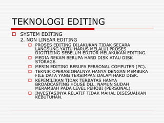 Editing mata-kuliah-9 | PPSX | Video Software | Computer Software and ...
