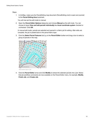 Editing parcel-fabrics-tutorial | PDF
