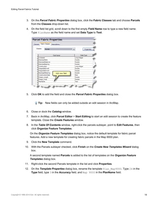 Editing parcel-fabrics-tutorial | PDF