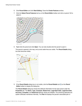 Editing parcel-fabrics-tutorial | PDF