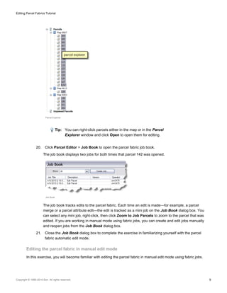 Editing parcel-fabrics-tutorial | PDF
