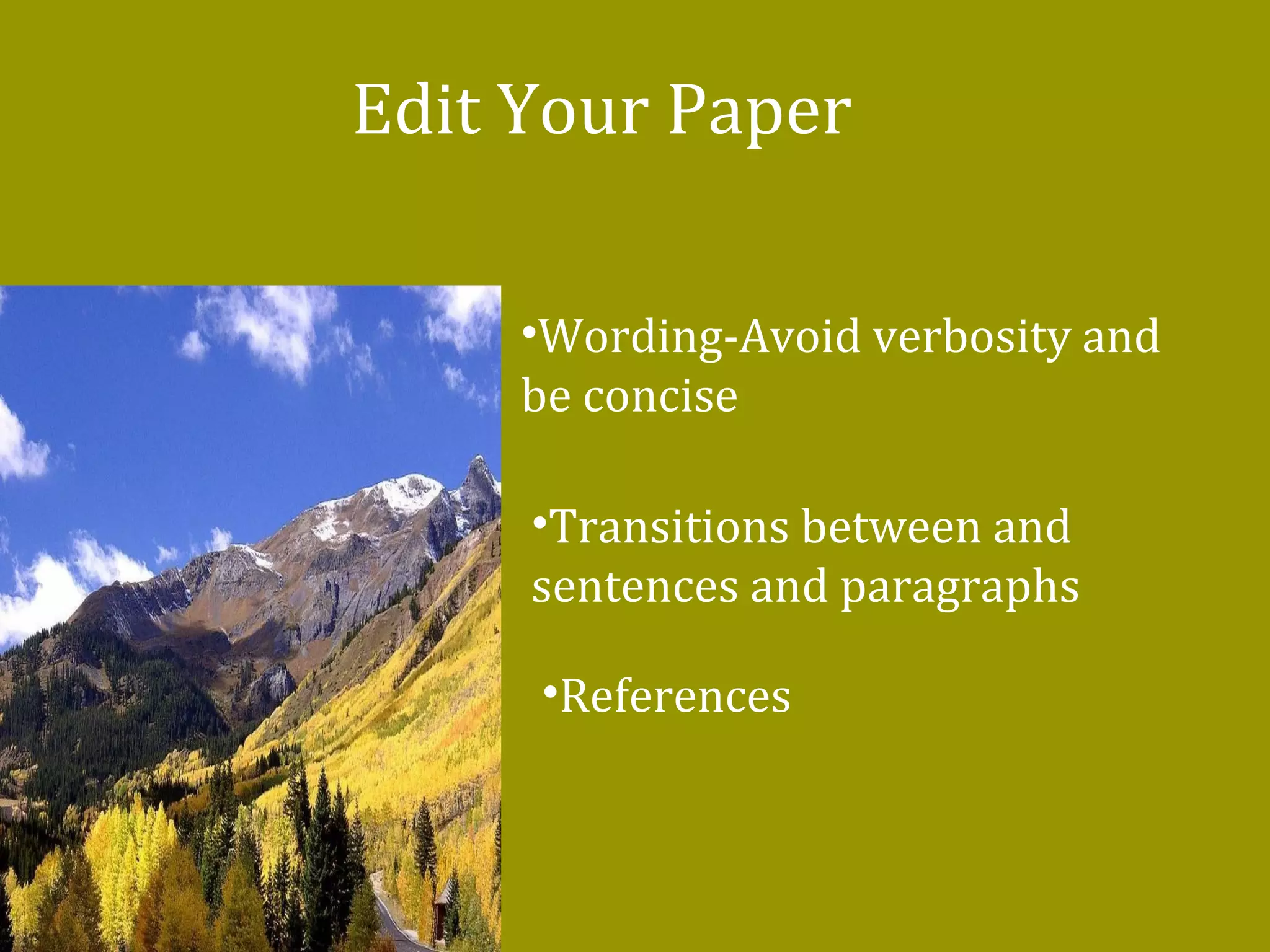 Editing and proofreading | PPT