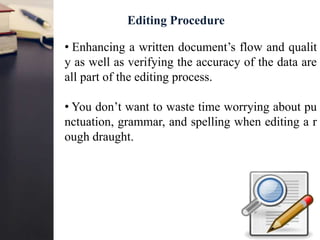 KEY VARIATIONS BETWEEN EDITING AND PROOF READING PROCESS | PPT
