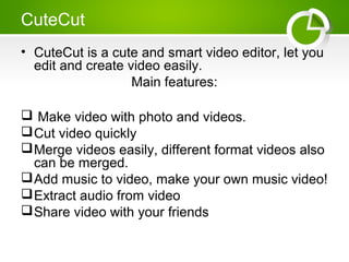 Android Editing applications. | PPT