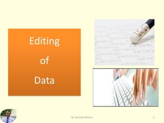 Editing, Coding & Tabulation | PDF