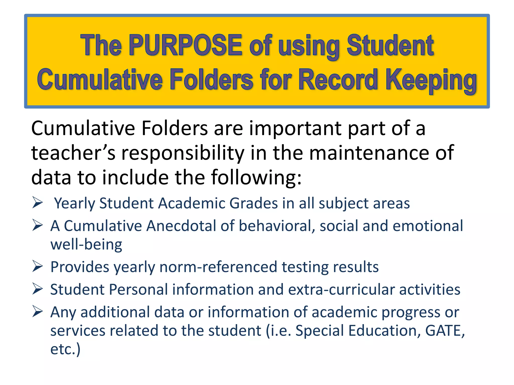 Editing copy of cum folder presentation | PPTX