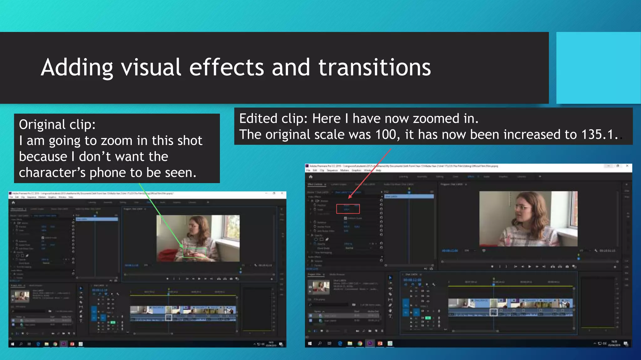 Editing evidence log done | PPT