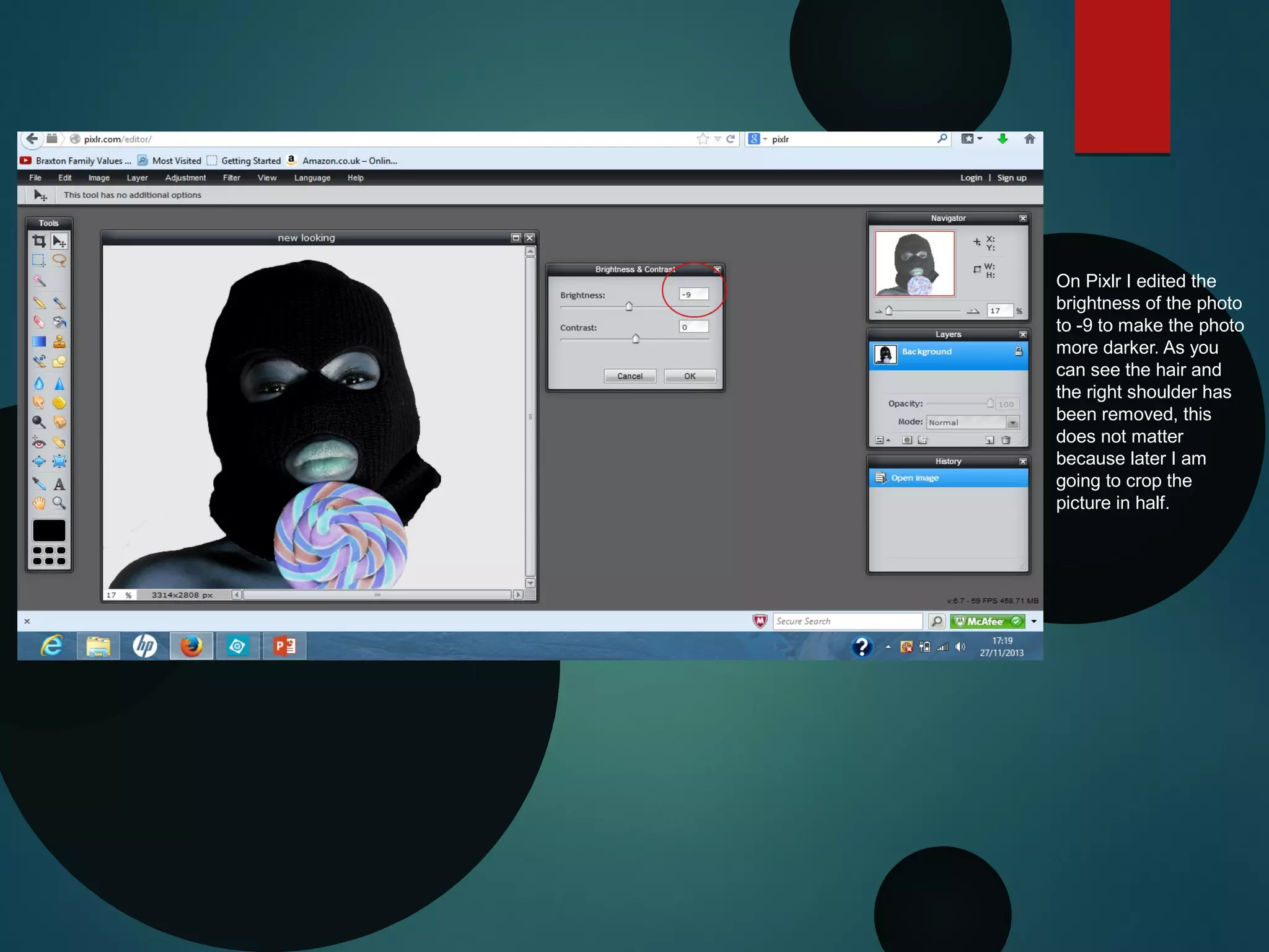 Editing final poster - step by step | ODP