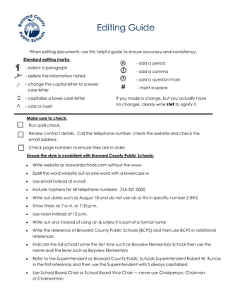 BCPS Editing Guide | PDF