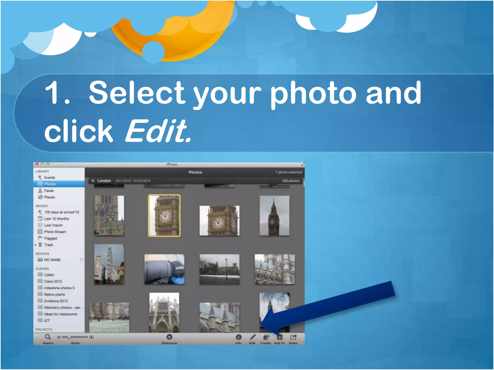 Editing in i photo | PPT