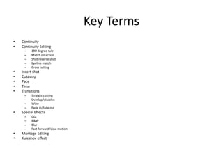 Editing key terms | PPT