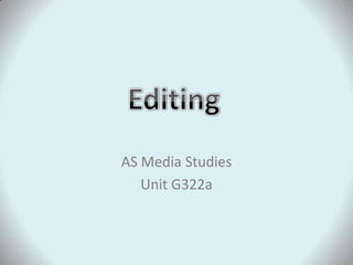 Editing Lesson 2013 | PPT