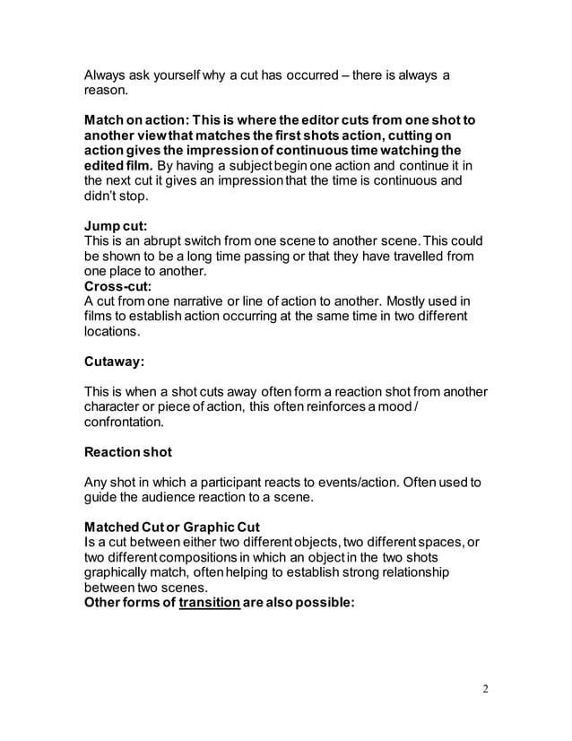 Editing notes | DOCX