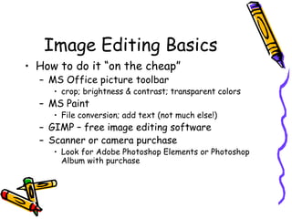 Editing of Images - fundamentals of photo | PPT