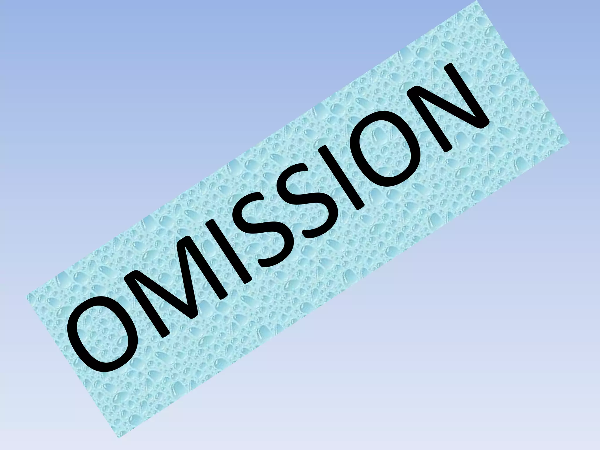 Editing And Omission | PDF