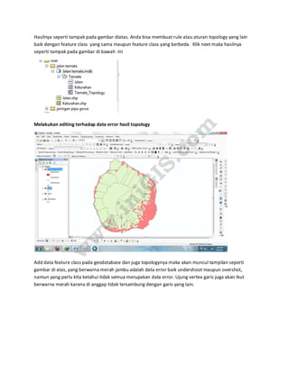 Editing polyline topology arc gis 10 | PDF