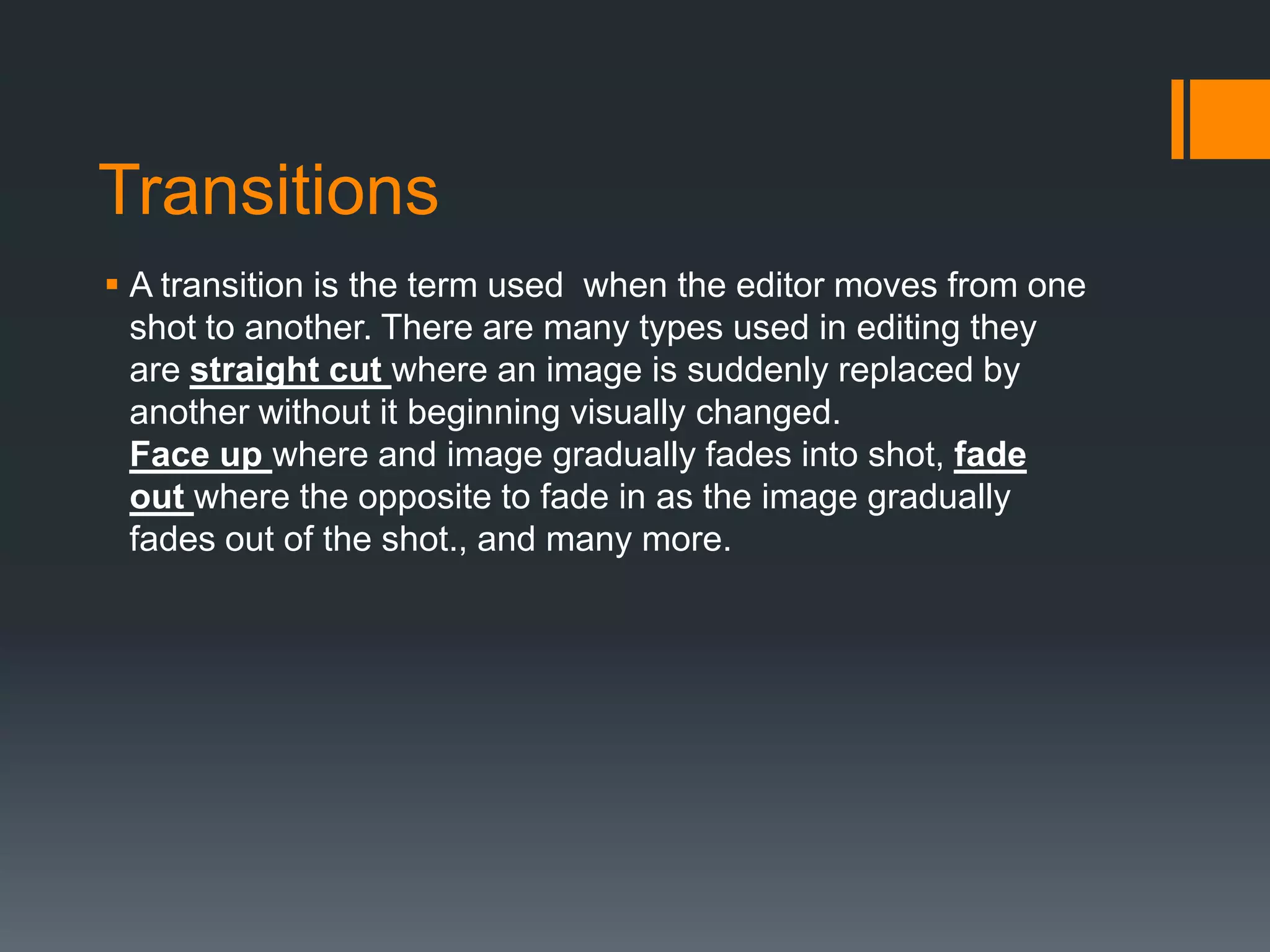 Different Types of Editing | PPTX
