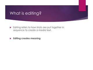 Editing presentation | PPT