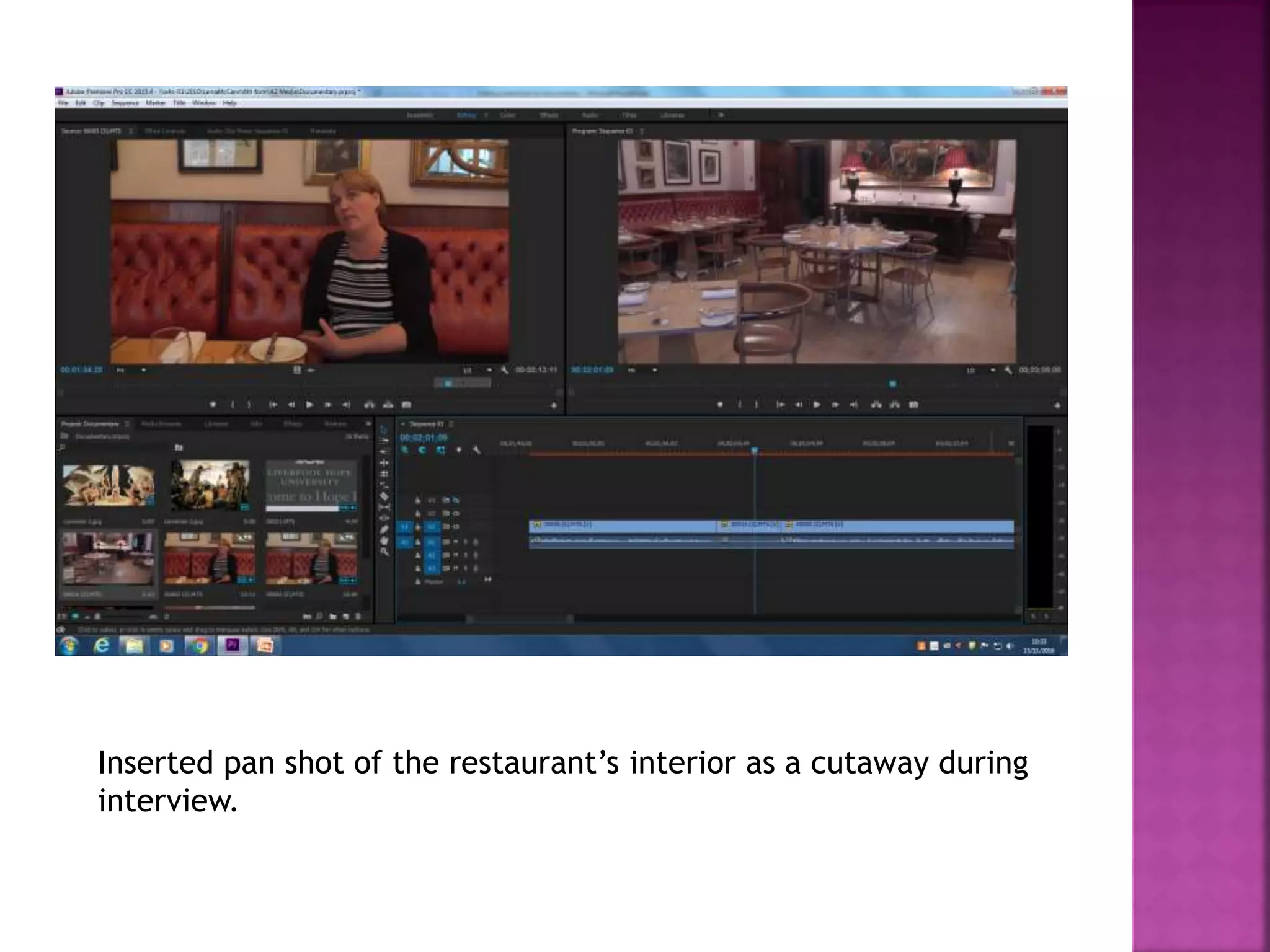 Editing screenshots for documentary | PPTX | Video Production | Content Production