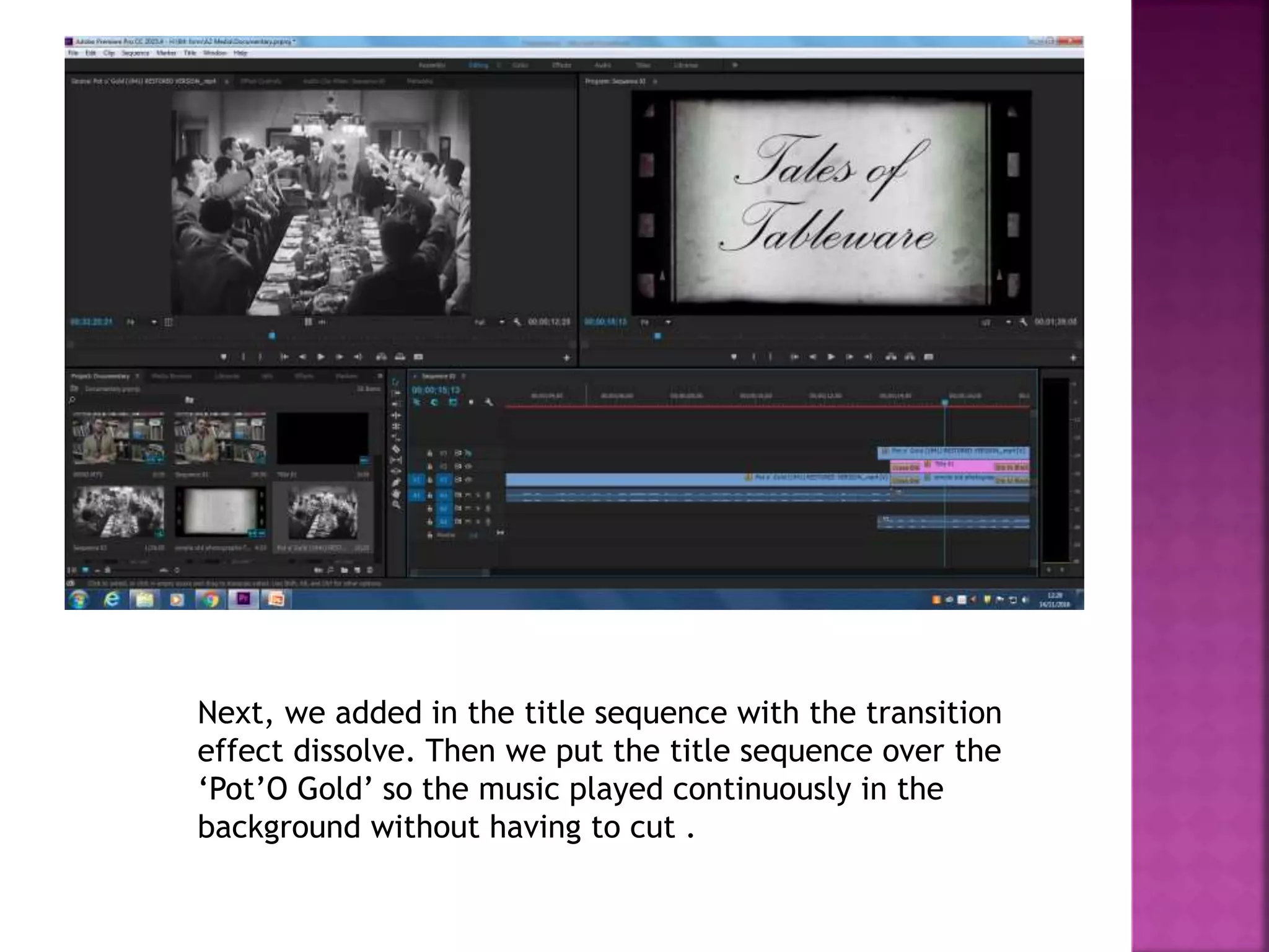 Editing screenshots for documentary | PPTX | Video Production | Content Production