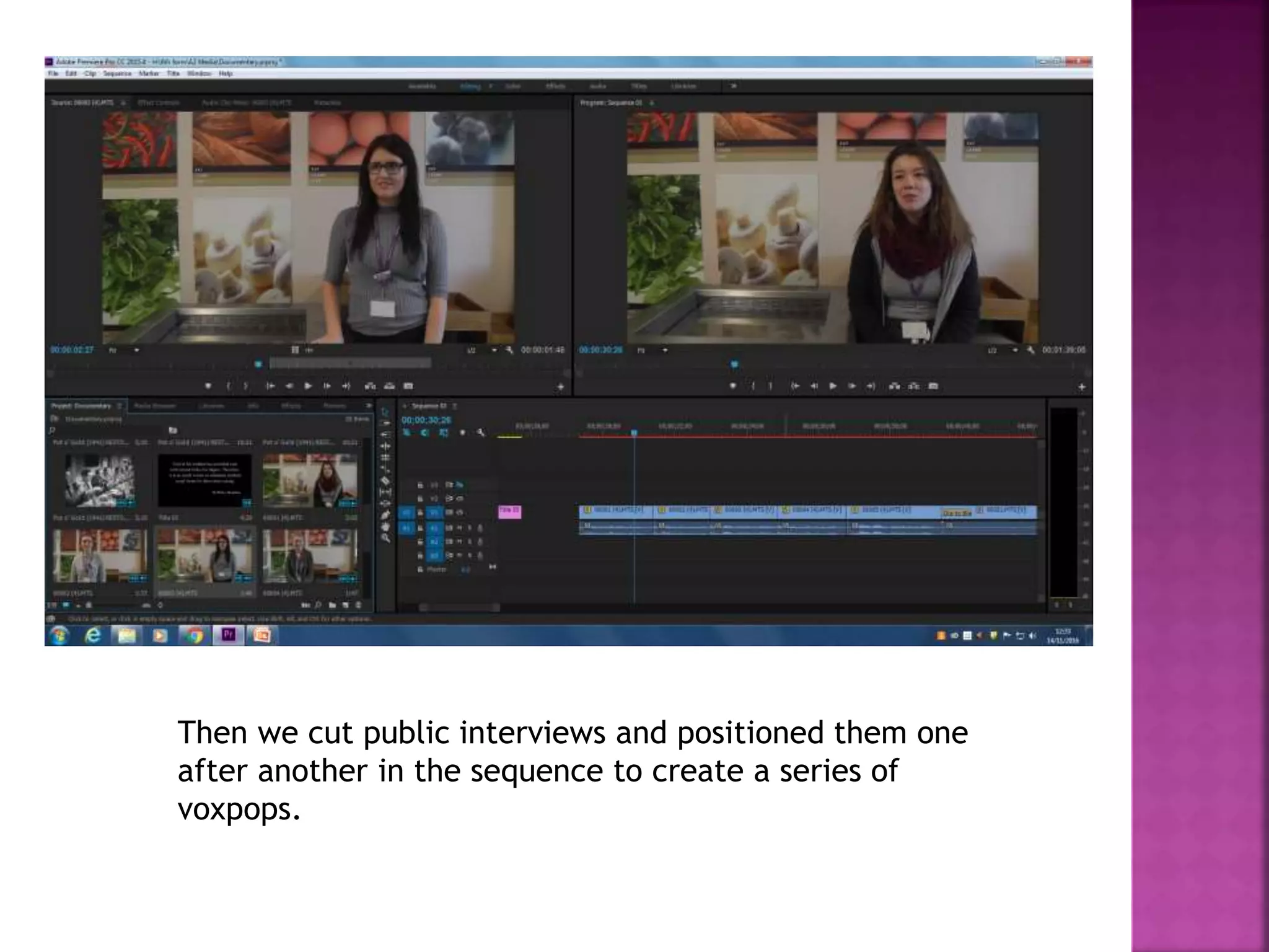 Editing screenshots for documentary | PPTX | Video Production | Content Production