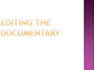 Editing screenshots for documentary | PPTX | Video Production | Content Production