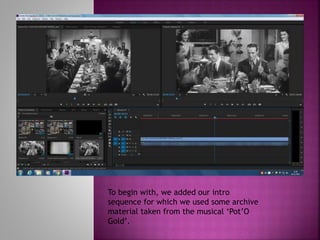 Editing screenshots for documentary | PPTX | Video Production | Content ...